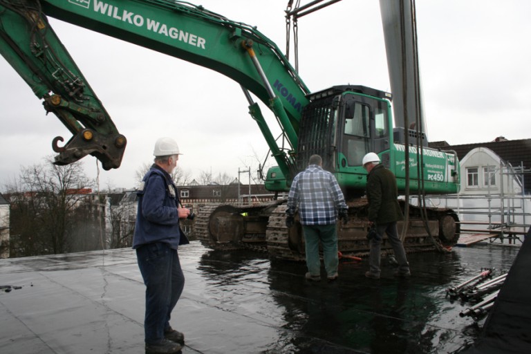 Bagger aufs Dach - Eimsbütteler Nachrichten