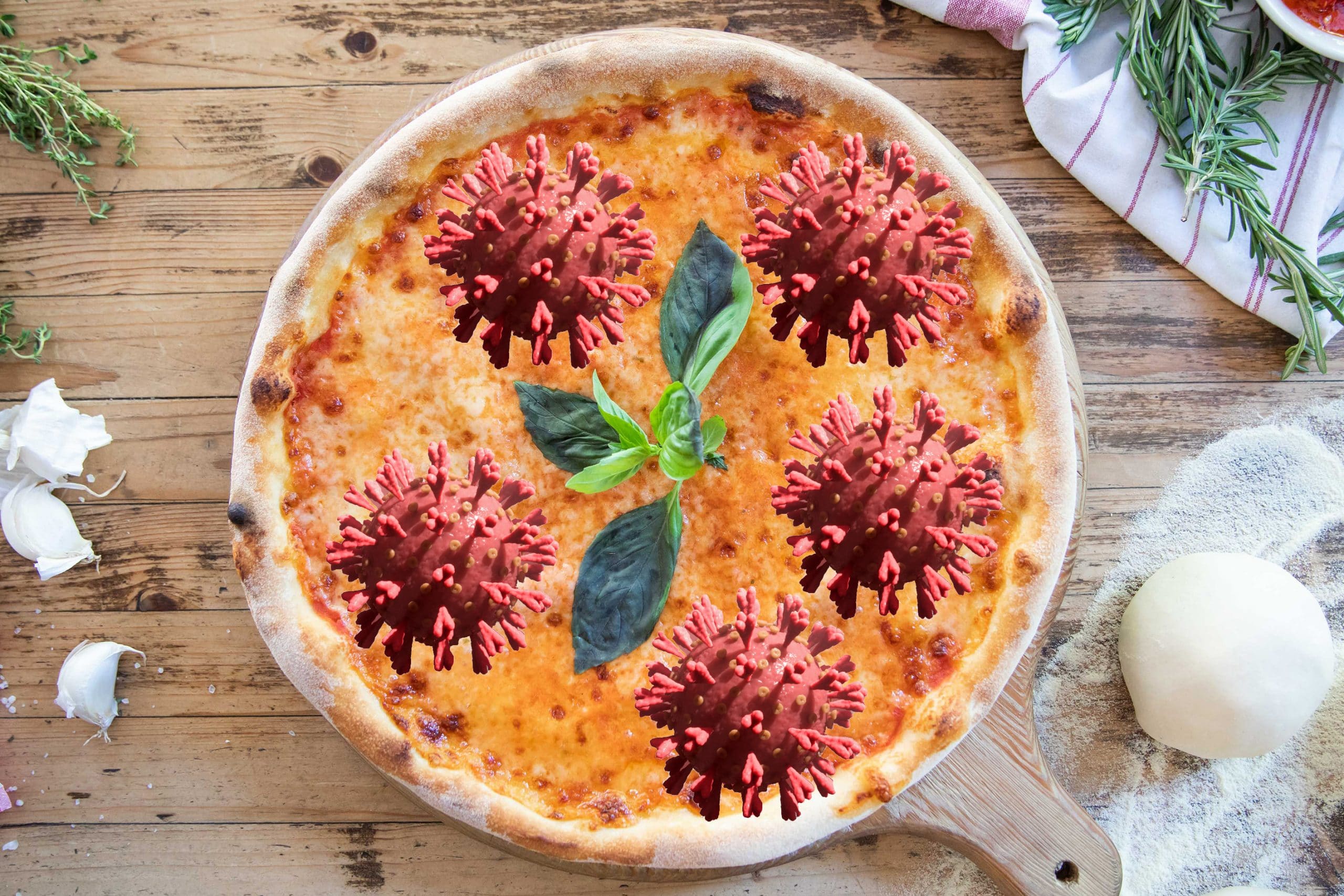 Corona-Tagebuch: Wenn der Italiener plötzlich "Pizza Virus" serviert ...