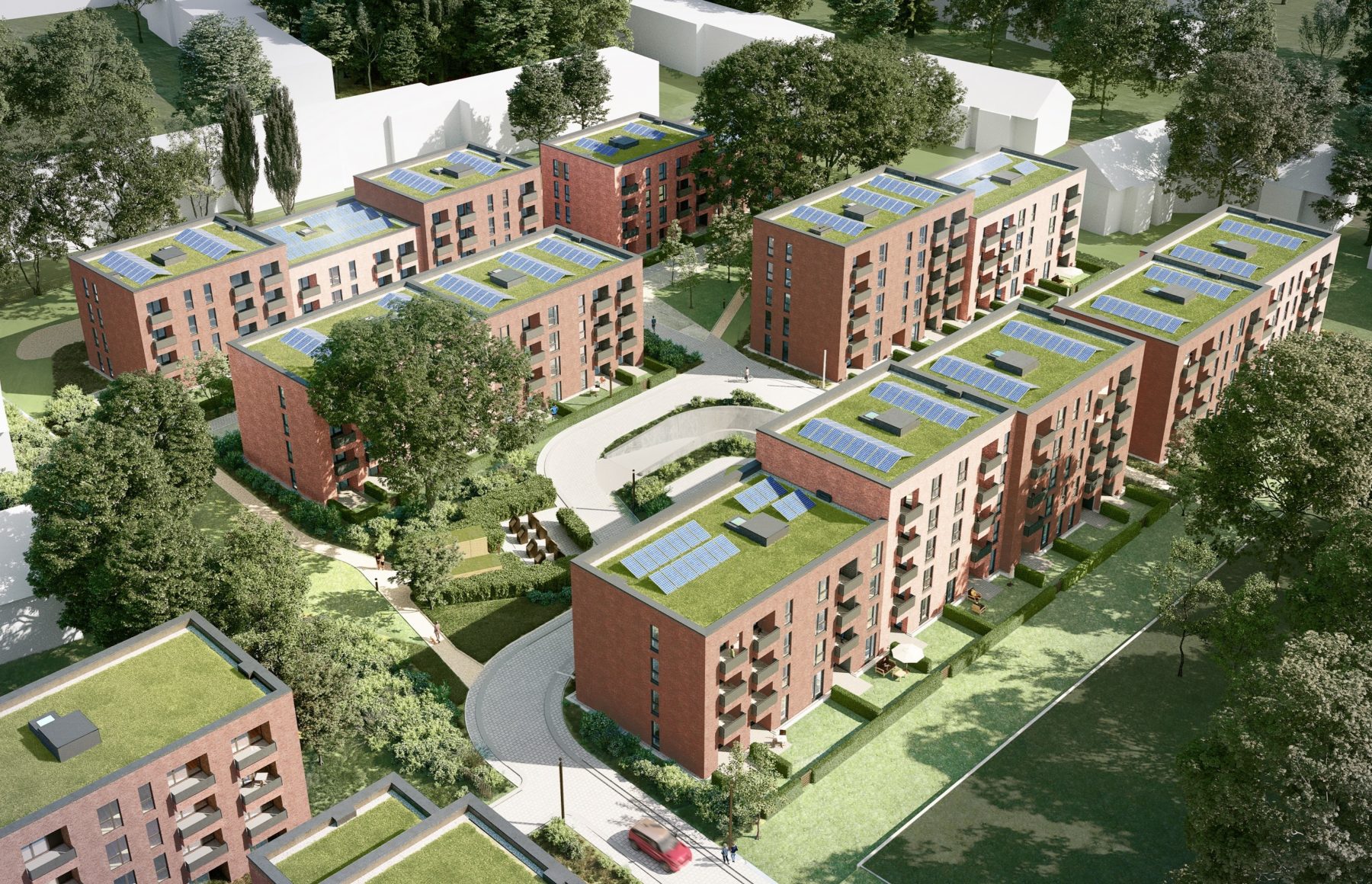 Hamburg-Eimsbuettel-Neue Mitte Stellingen-Sportplatzring3 ...