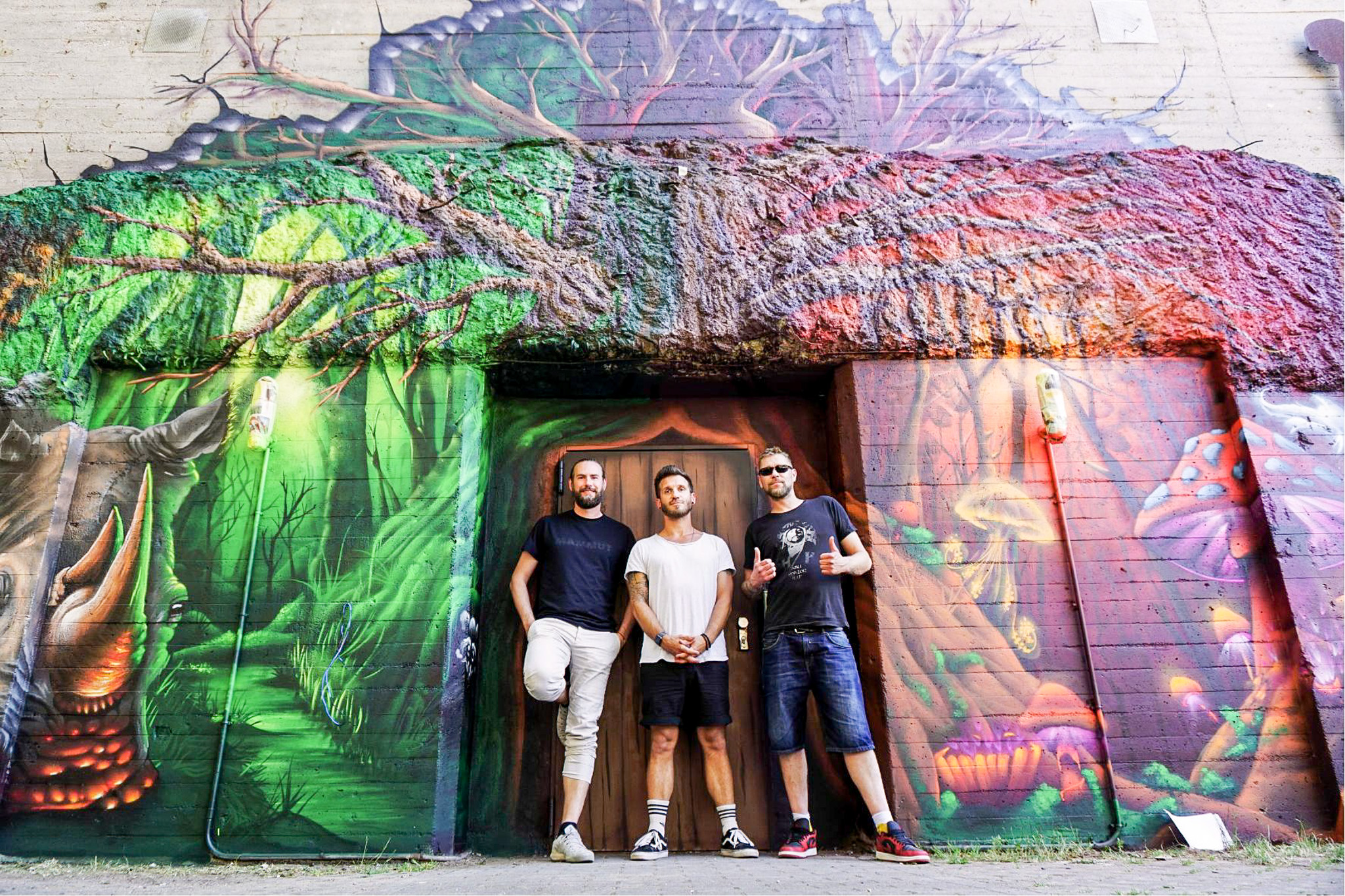 Graffiti: Eimsbütteler verschönern Bunker - Eimsbütteler Nachrichten