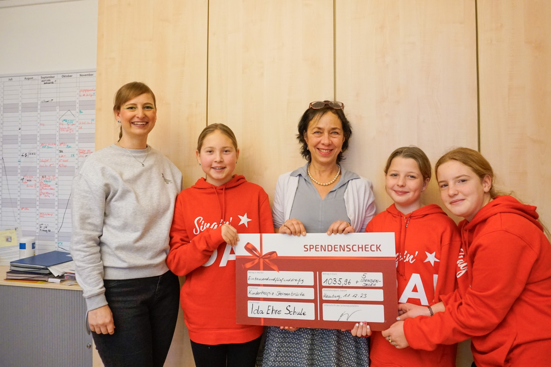 Ida-Ehre-Schule: Chor sammelt Spenden für Kinderhospiz